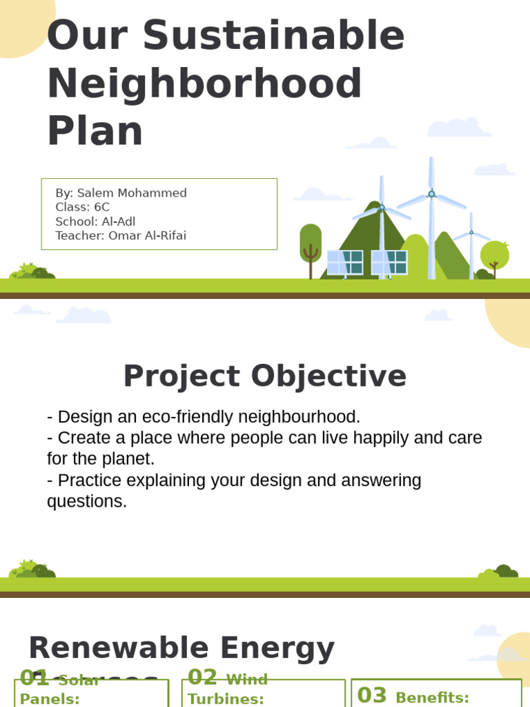 Our Sustainable Neighborhood Plan | PDF