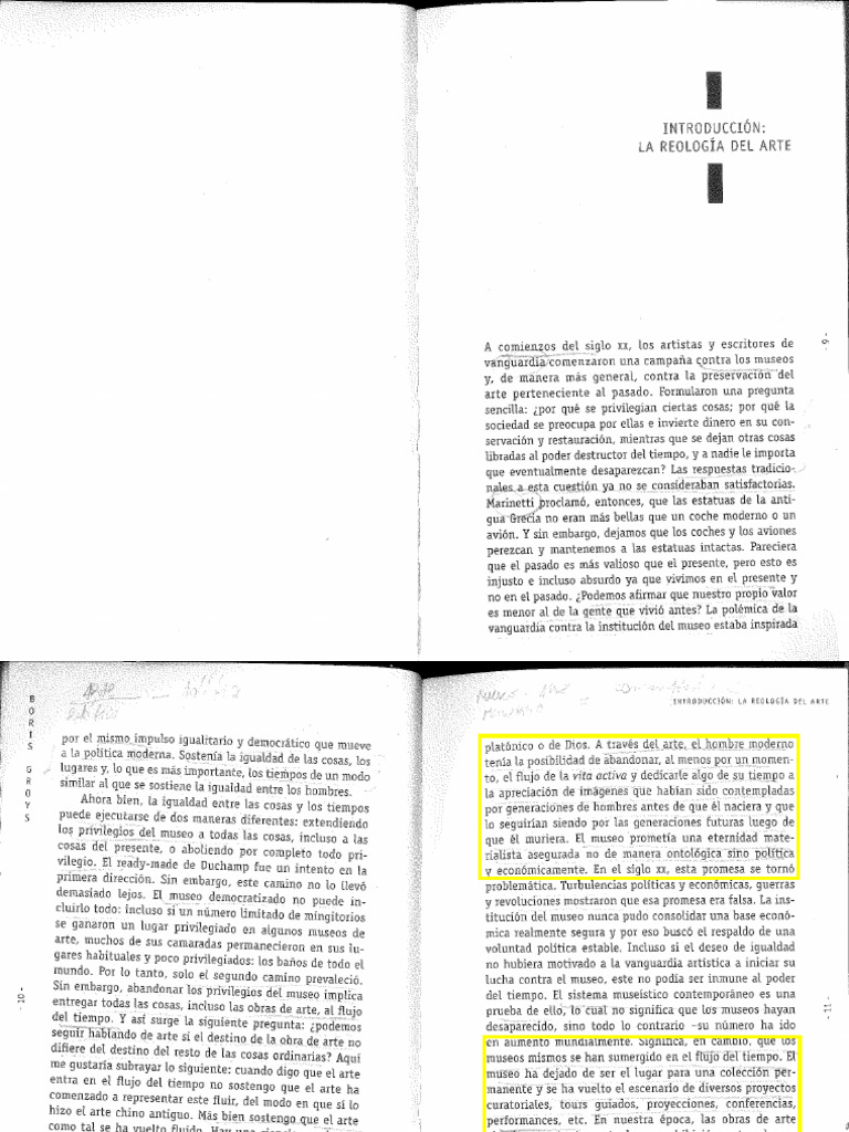 Groys, Boris - Arte en Flujo - Intro y Cap 1 (Copias 12) | PDF