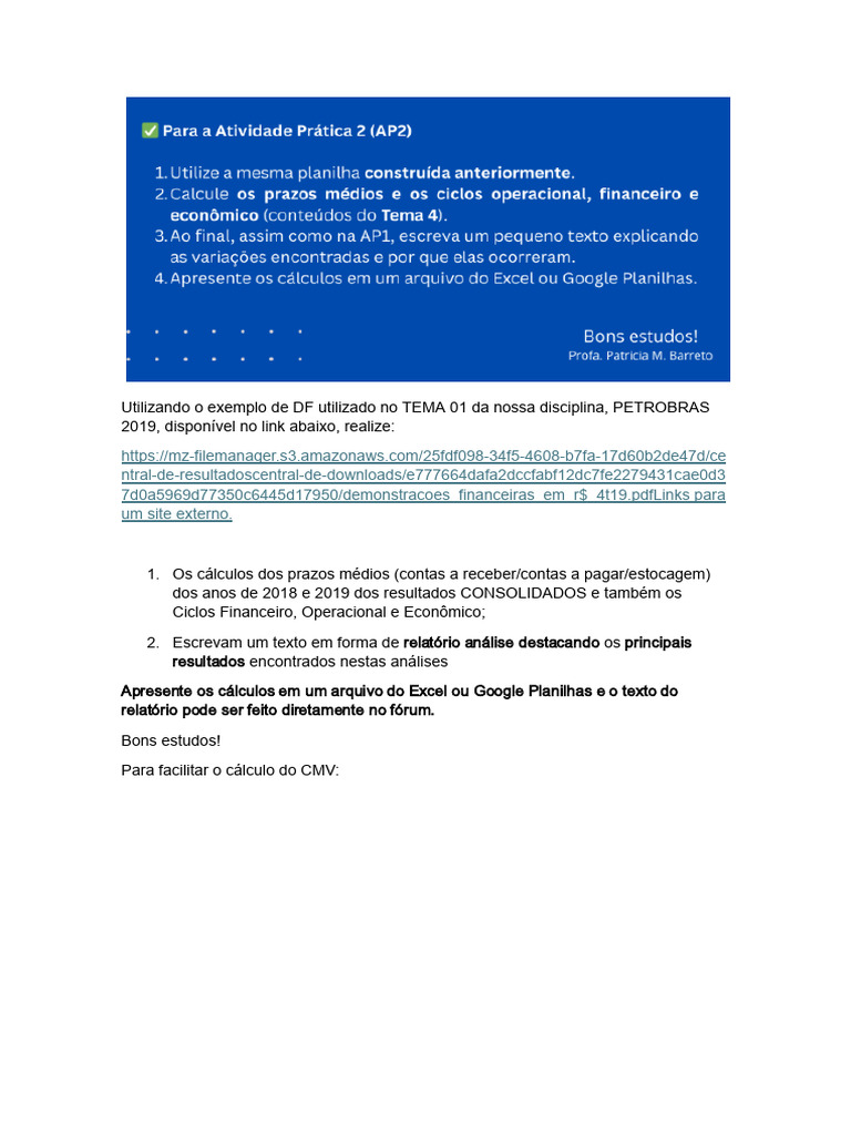 Atividade AP2 - Análie Dos Indicadores de Atividade | PDF | Economia | Economias