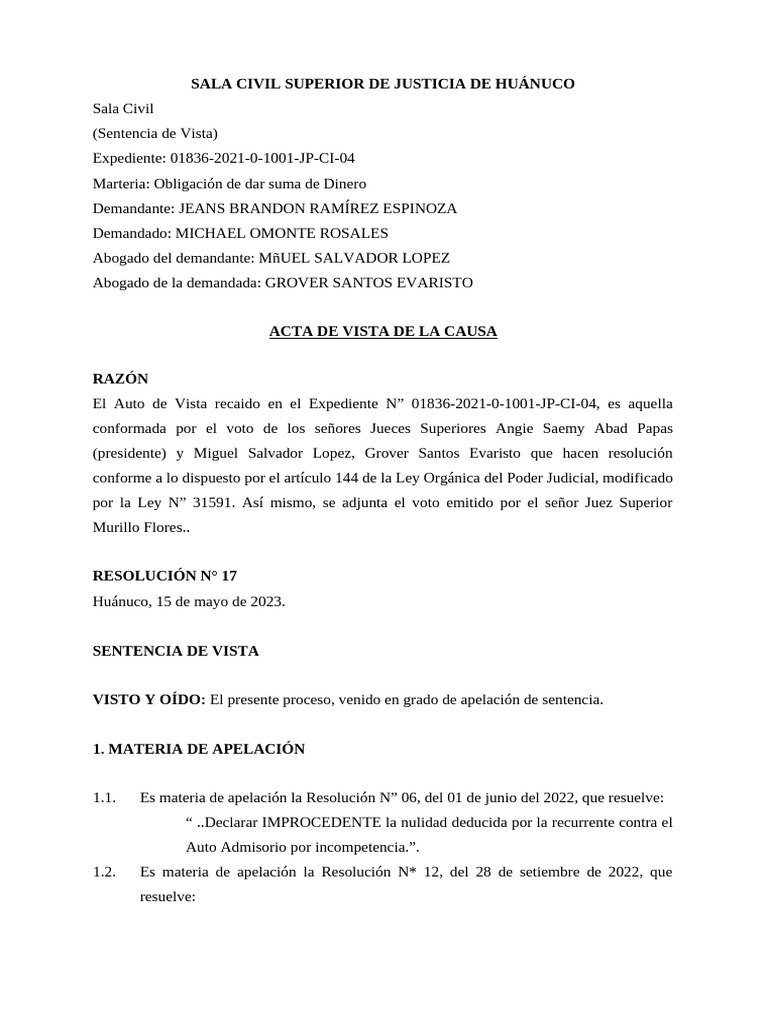 Acta 3ra Tarea | PDF | Ley procesal | Demanda judicial