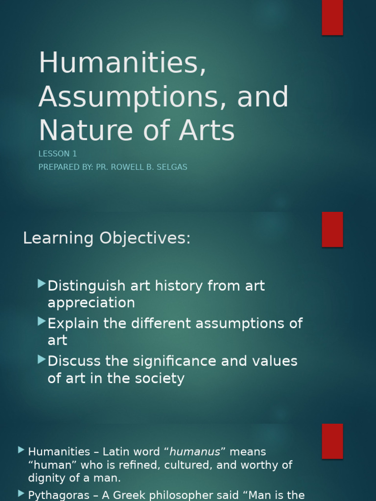 Assumptions and Nature of Art | PDF | Creativity | Aesthetics