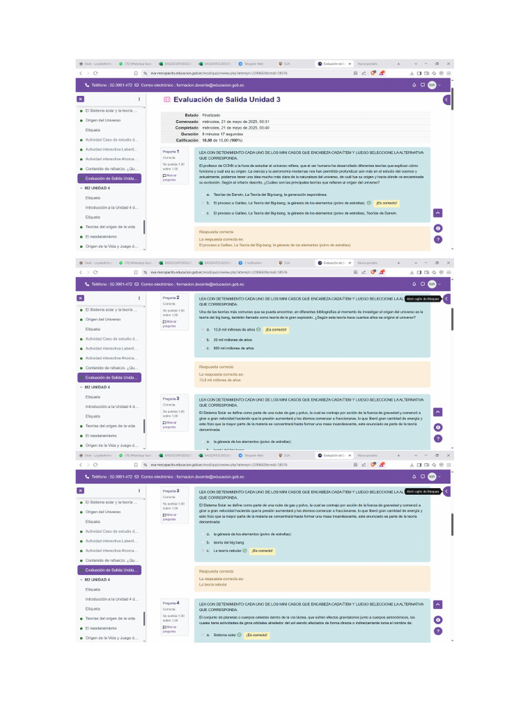 Evaluación de Salida Unidad 3 Modulo3 | PDF