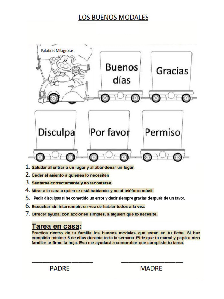 Buenos Modales Tercero | PDF