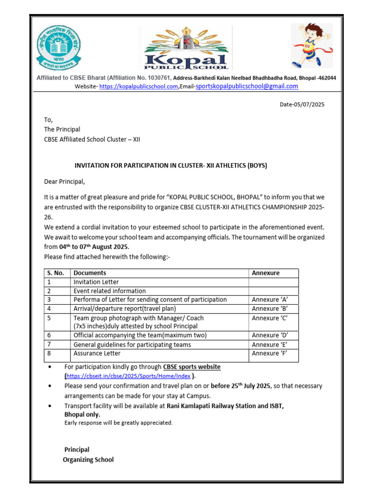 Website-Email - Date-05/07/2025: Invitation For Participation in ...
