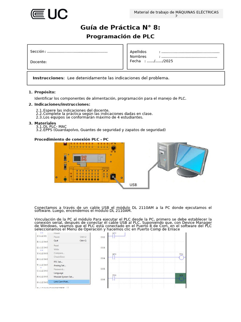 Guía Práctica Nº08 | PDF