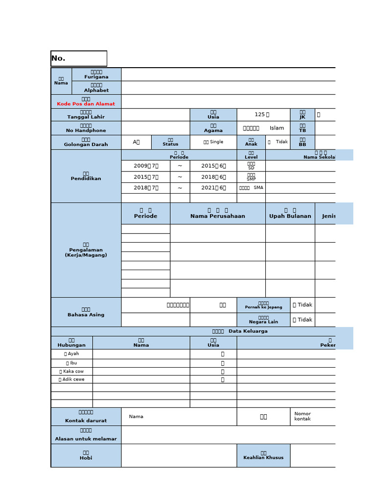 CV Format-3 | PDF