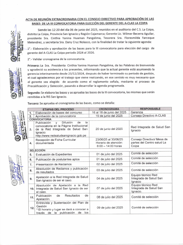 Perfil de Pueso Para Gerente La Coipa | PDF