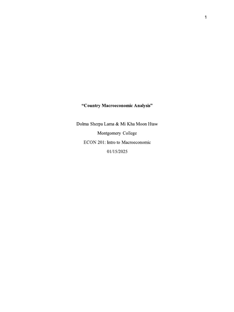 Econ Final Project | PDF