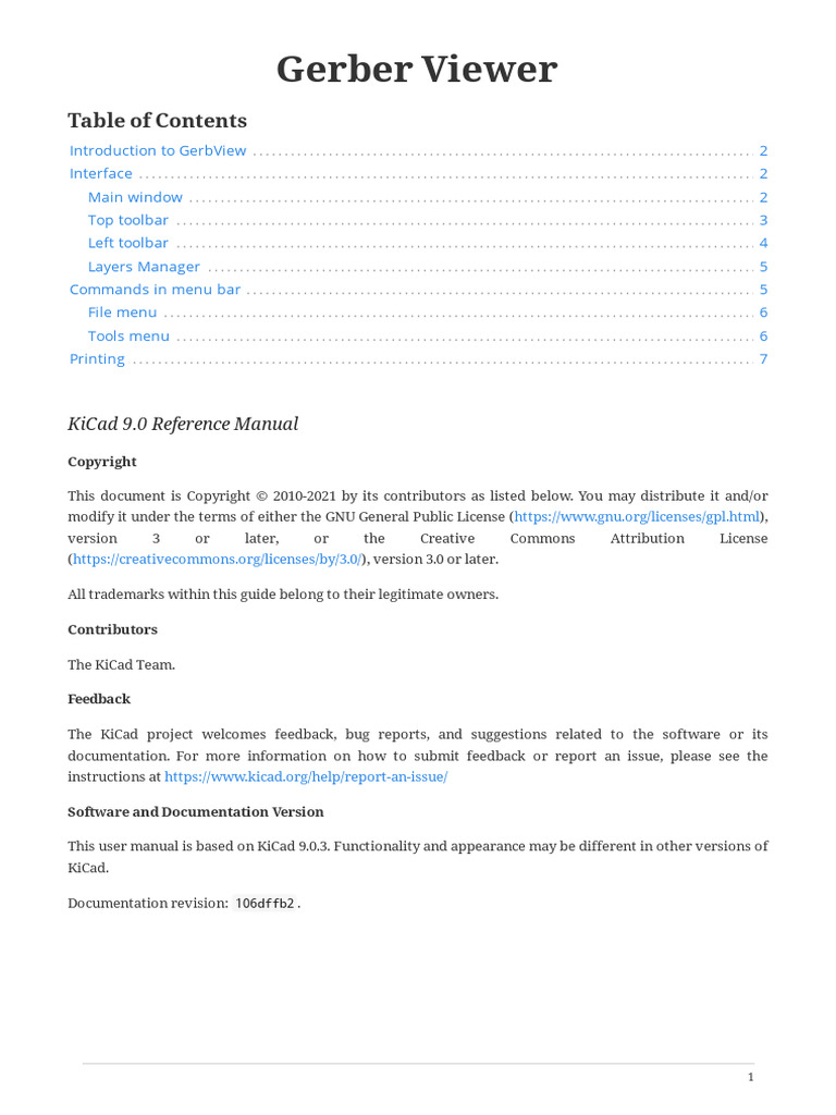 GerbView User Manual Overview | PDF | Computing | Software