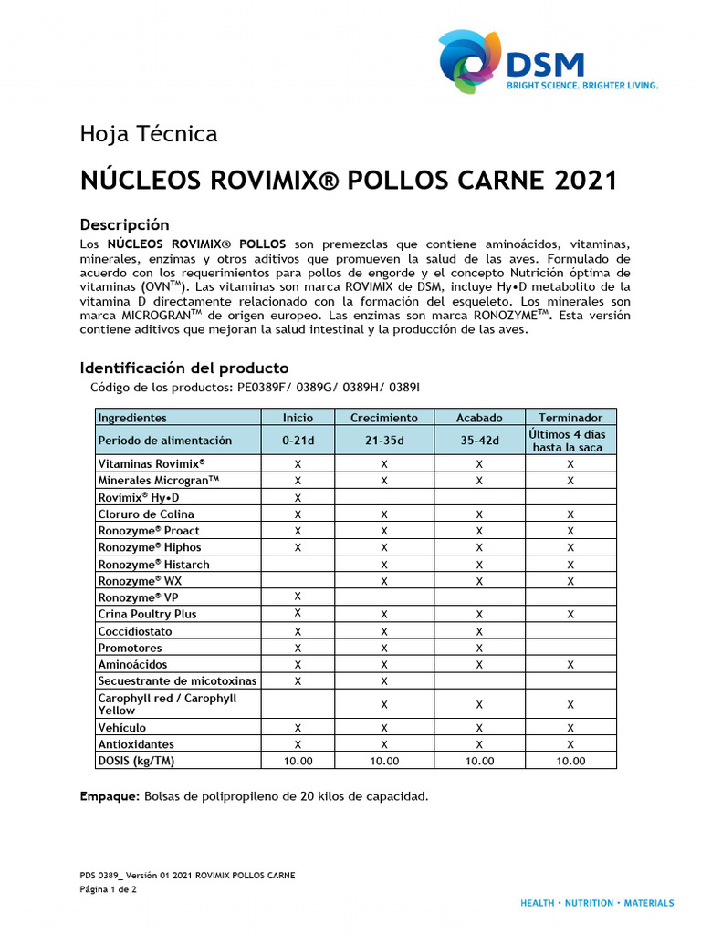 FT Rovimix Broilers 2021 | PDF