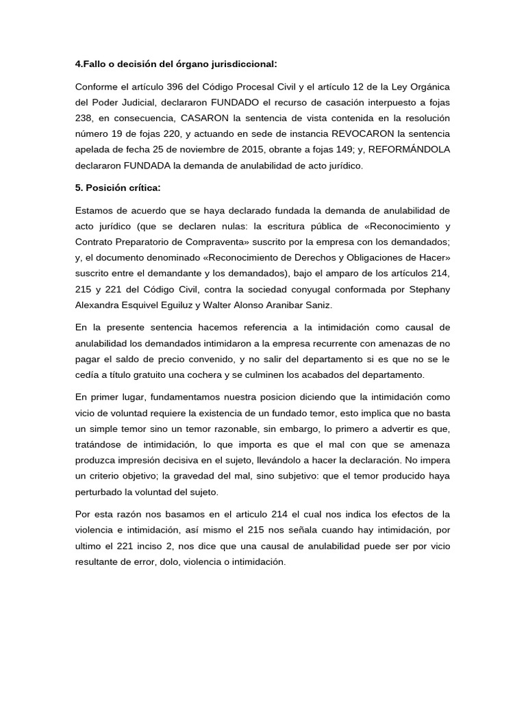 TA2-TEORIA-Fallo Final-Posicion Critica | PDF