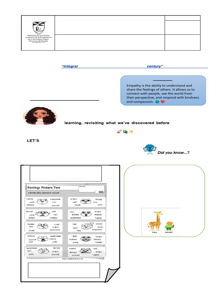 2º English Chronogram Second Term | PDF | Vocabulary | Knowledge
