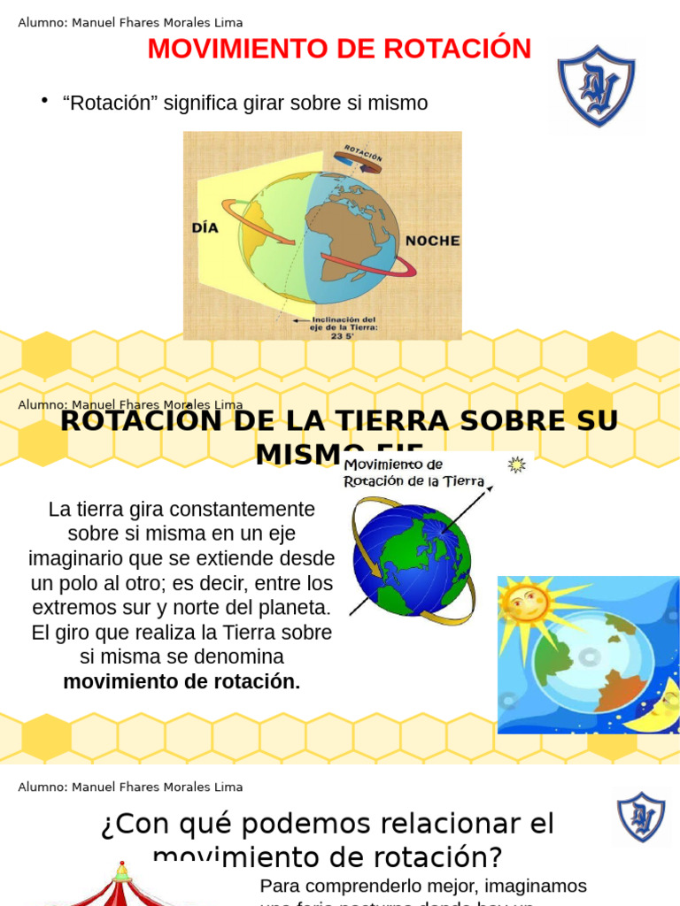 Rotación de La Tierra Sobre Su Mismo Eje | PDF