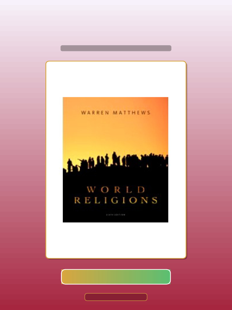 World Religions 6th Edition Ebook and TestBank Bundle PDF Download ...