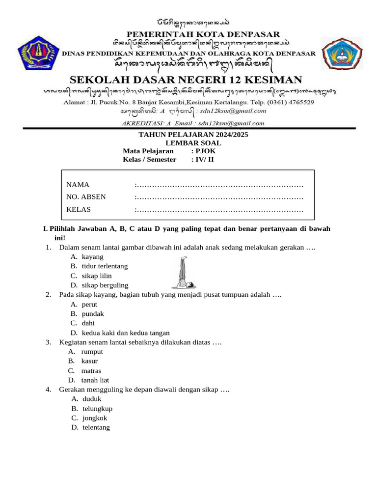 Pjok Kelas 4 | PDF
