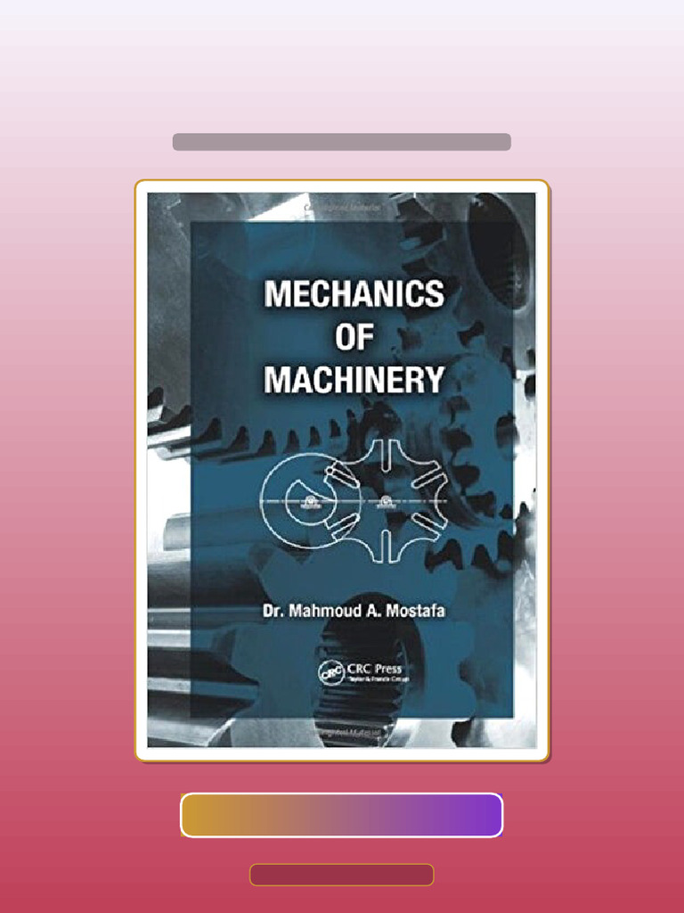 Mechanics of Machinery 1st Mostafa PDF Download | PDF | Curriculum ...