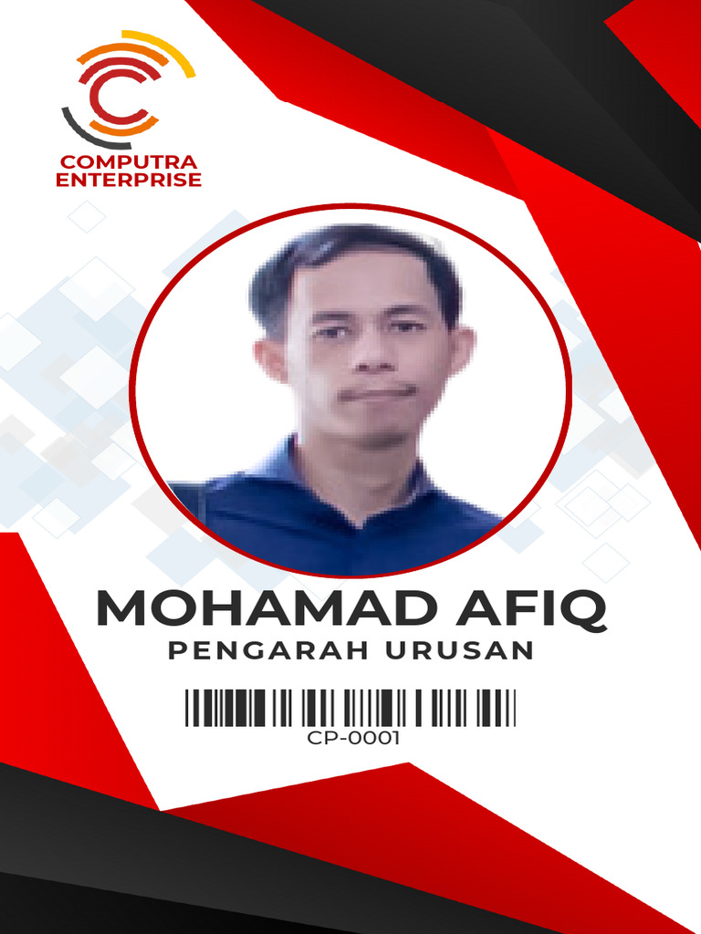 ID Pekerja Afiq | PDF