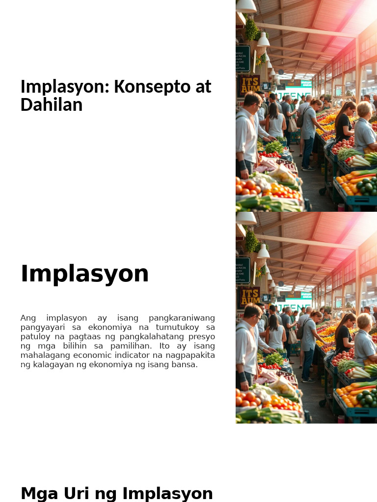 Implasyon Ang Pagtaas NG Presyo NG Mga Bilihin | PDF