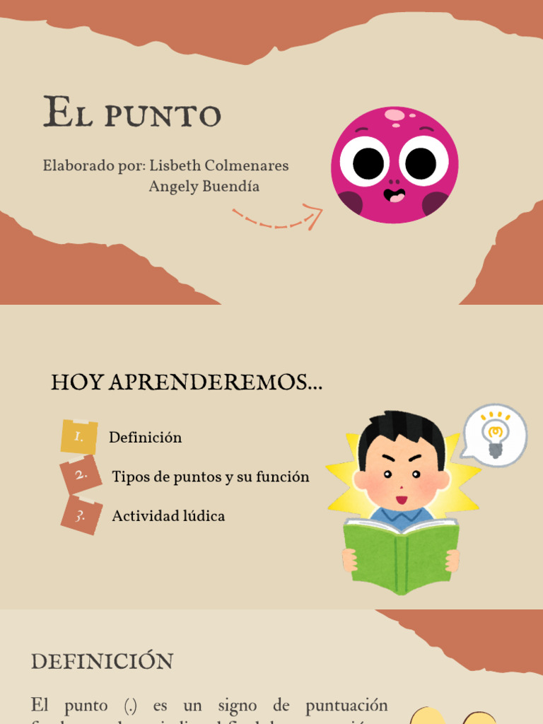 Definición y tipos de puntos | PDF | Puntuación
