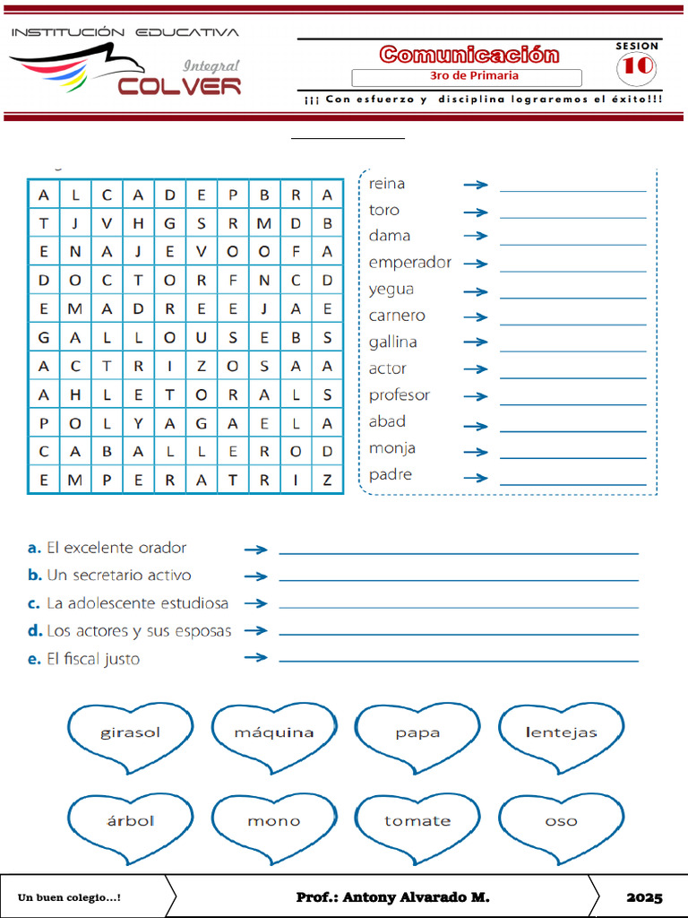 010 - Genero y Numero Del Sustantivo | PDF