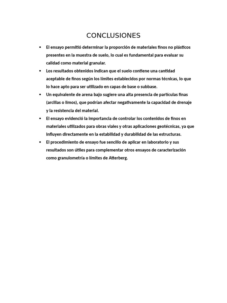Conclusion Es | PDF