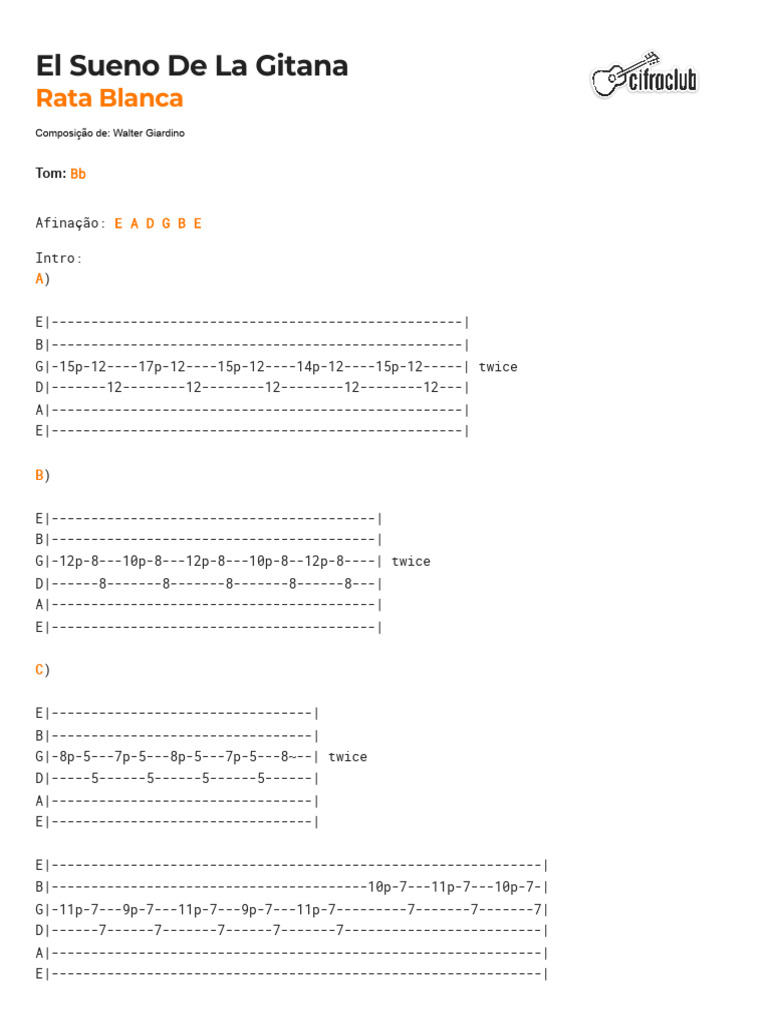 Rata Blanca - El Sueño de La Gitana | PDF