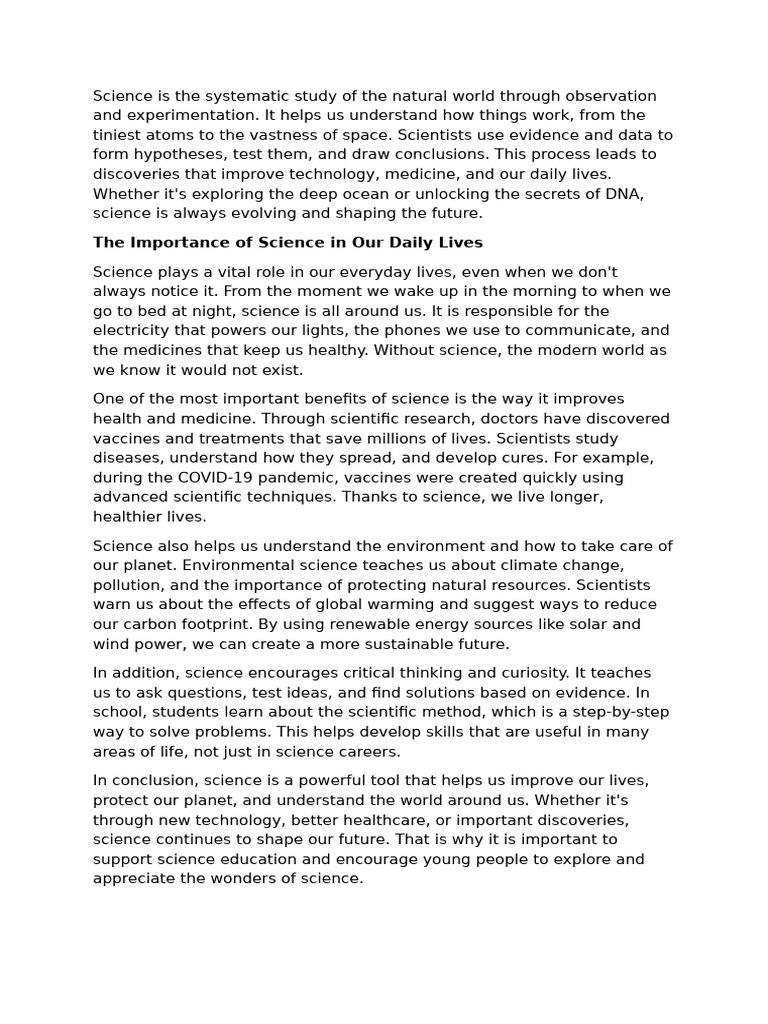 Science Research | PDF