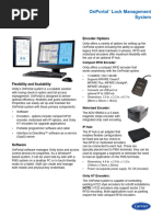 Traka Touch Pro L Datasheet A4 | PDF | Computers