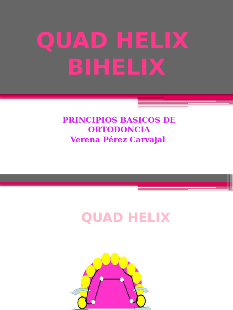 Quad Helix | PDF | Anatomía de los primates | Diente