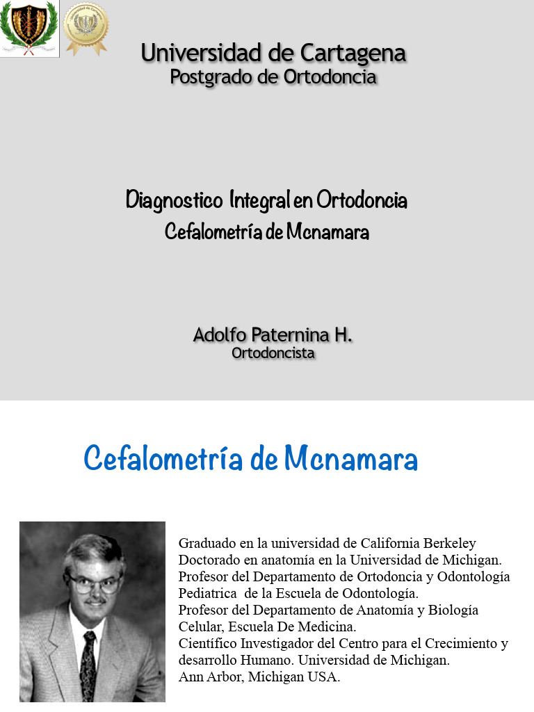 Cefalometria de Mcnamara | PDF | Ortodoncia | Cráneo