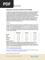 Dass y Depression Anxiety Stress Scales Youth Version | PDF | Anxiety ...