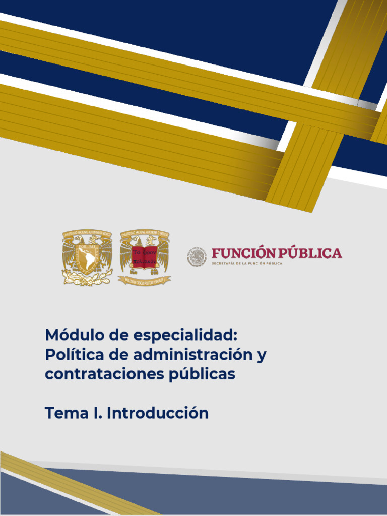 Módulo Administración Entregable Tema 1 Unam | PDF | Corrupción política | Regulación