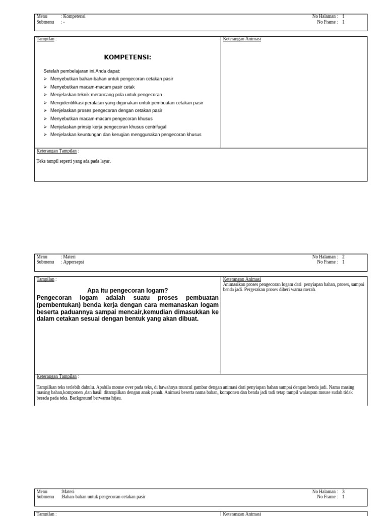 Panduan Pengecoran Cetakan Pasir | PDF