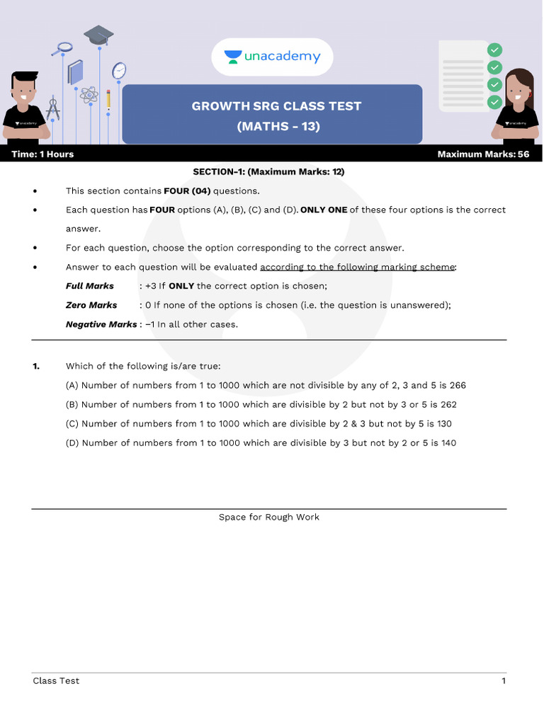 Quadratic Equations Practice Paper | PDF
