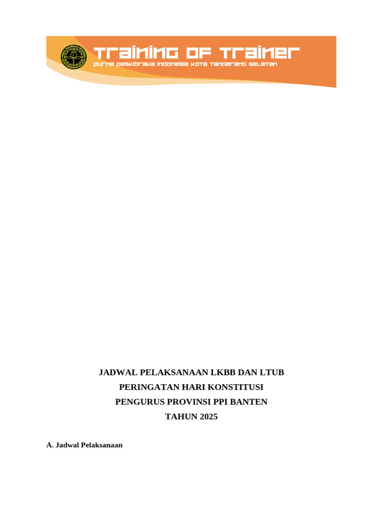 Jadwal Lomba 2025 | PDF