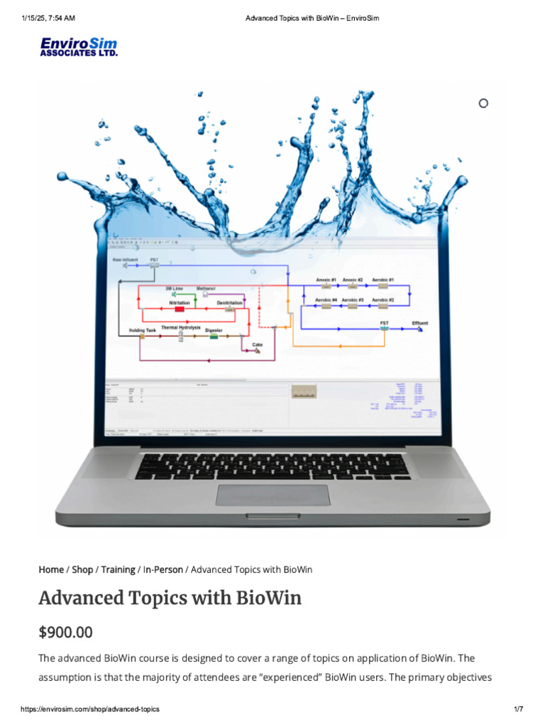 Advanced Topics With BioWin - EnviroSim | PDF