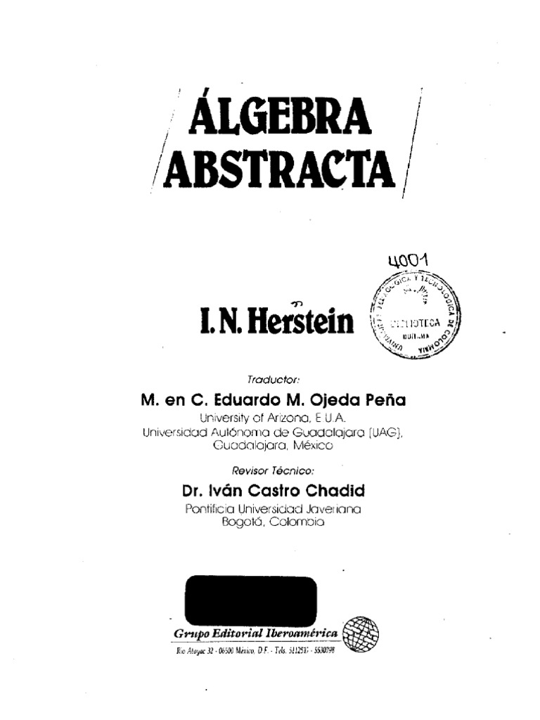 Álgebra Abstracta | PDF