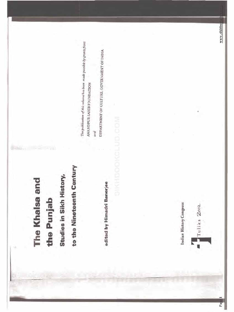 Three Letters of Maharani Jind Kaur by DR Ganda Singh | PDF