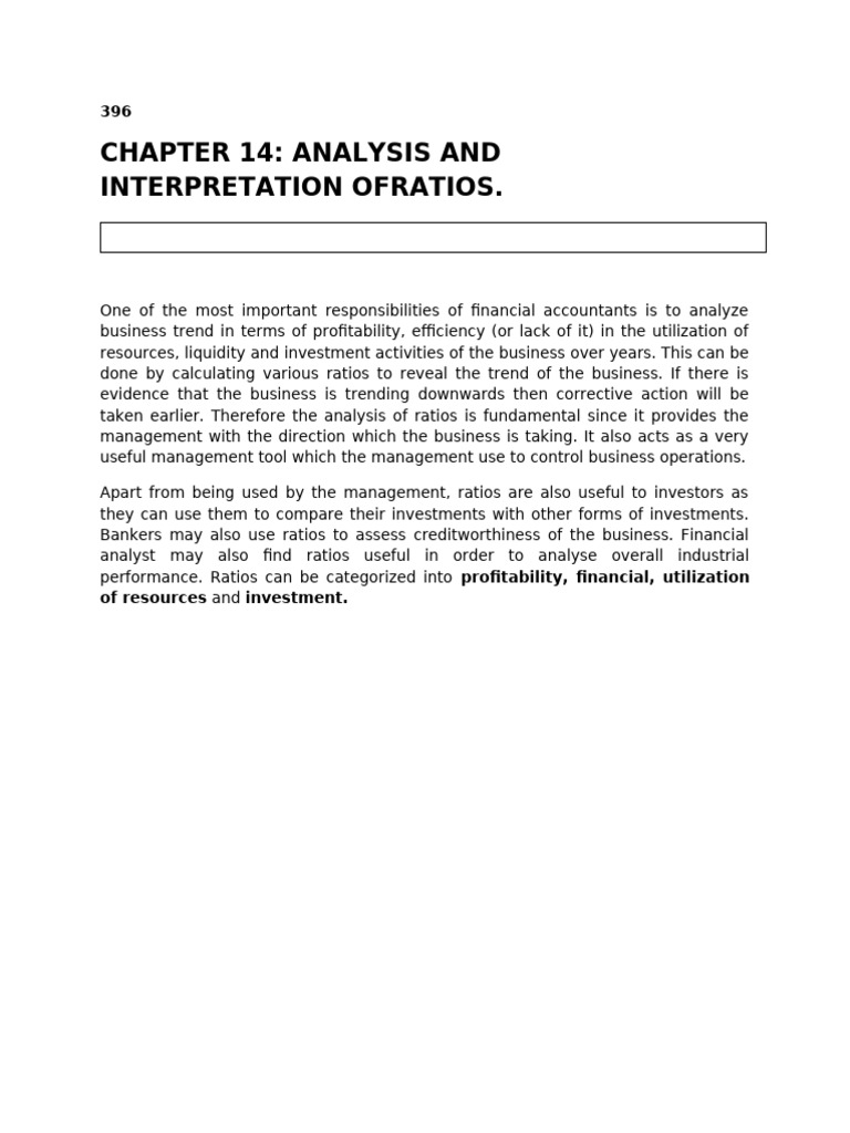 Ratio Analysis for Business Performance | PDF | Dividend | Investing