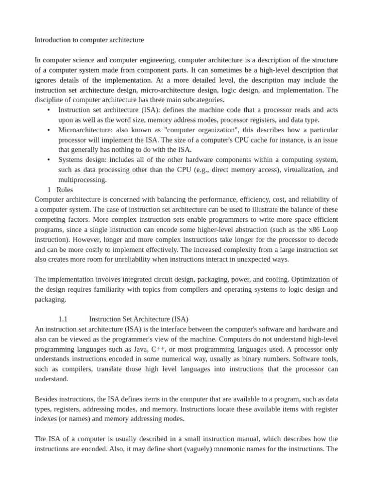 Computer Architecture 2 | PDF | Computer Architecture | Central Processing Unit