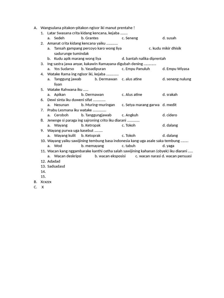 Bahasa Jawa | PDF