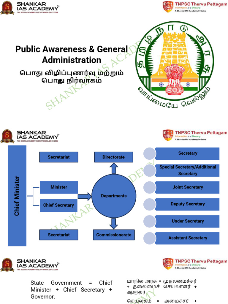 I - Public Awareness & General Administration | PDF