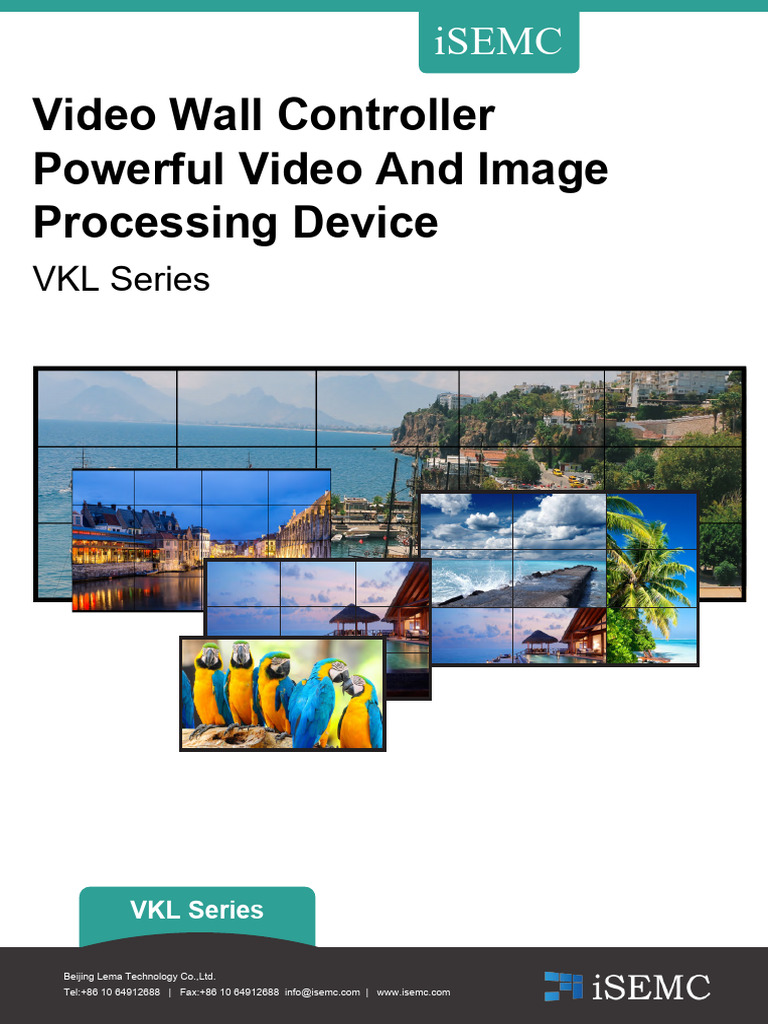 VKL Video Wall Controller Brochure v4.0 | PDF | Hdmi | Video