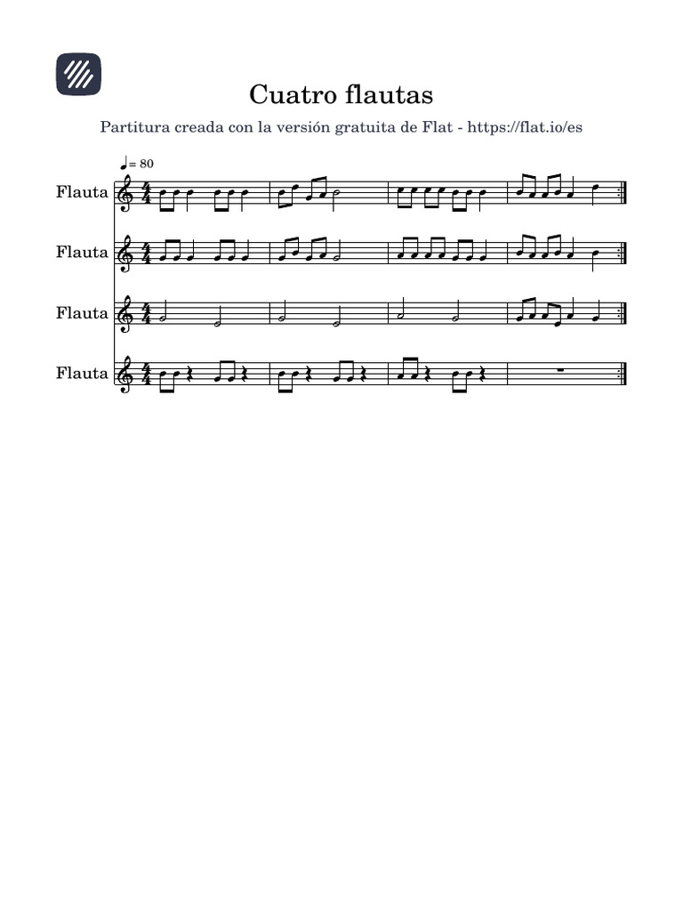Cuatro Flautas | PDF