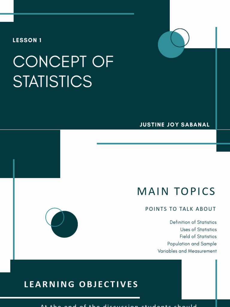 01 - Fundamental Concepts of Statistics | PDF | Statistics ...