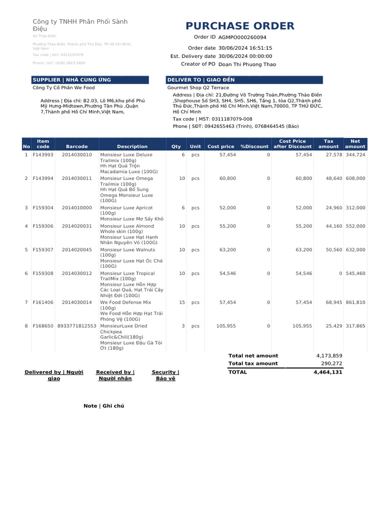 Agm Po 000260094 | PDF