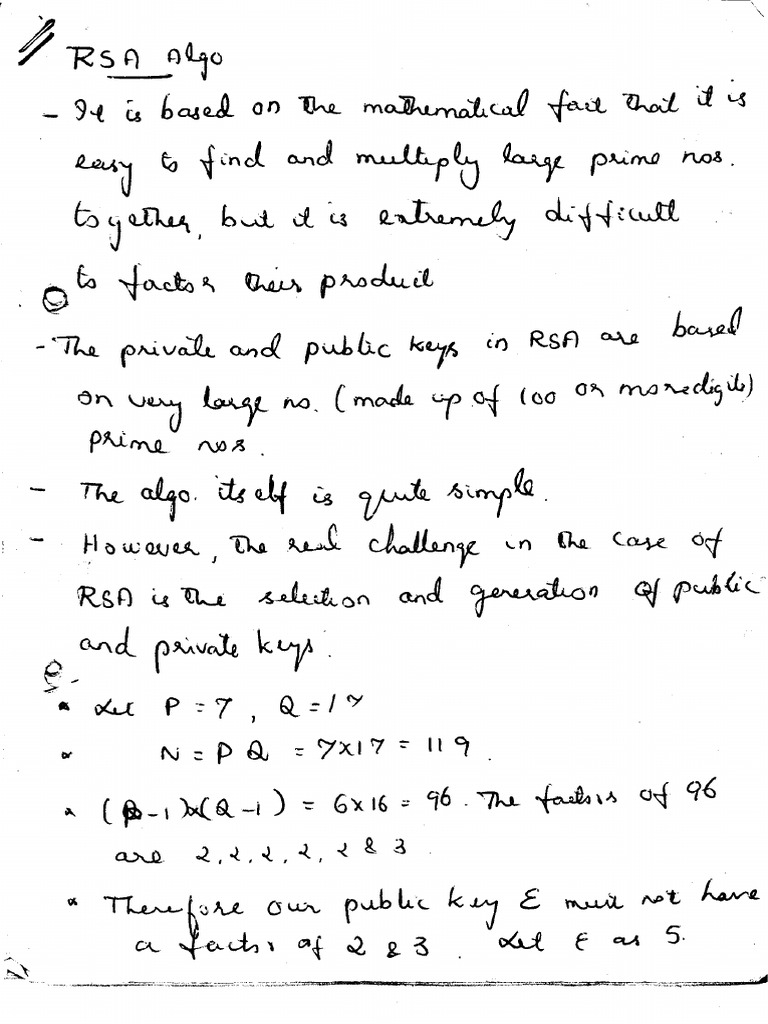 5 A RSA-p1 | PDF