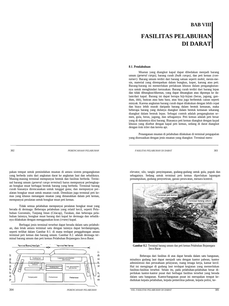 Fasilitas Pelabuhan Darat dan Terminal | PDF