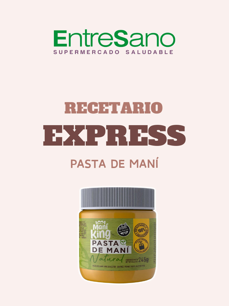 Recetas Fáciles de Avena y Maní para Niños | PDF | Mollete | Pasta