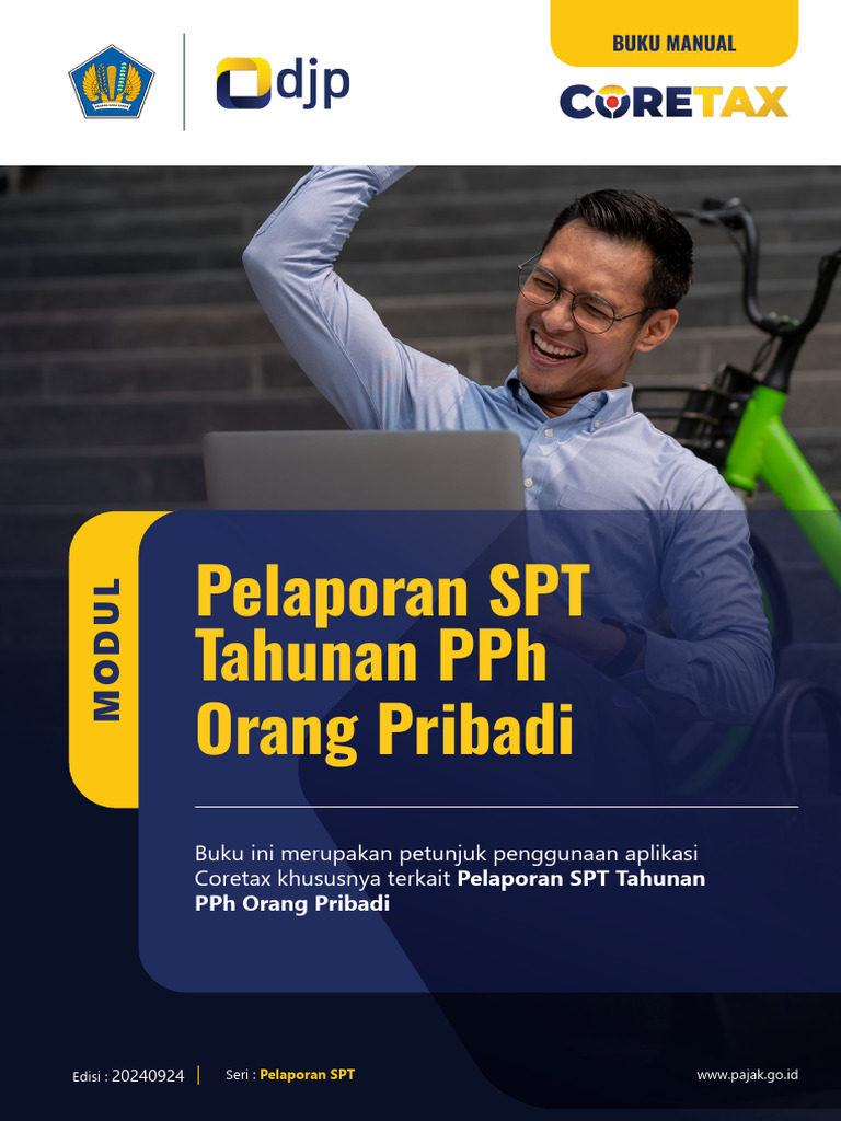Buku Manual Coretax 2024 - 15 Pelaporan SPT Tahunan PPH OP - 0 | PDF